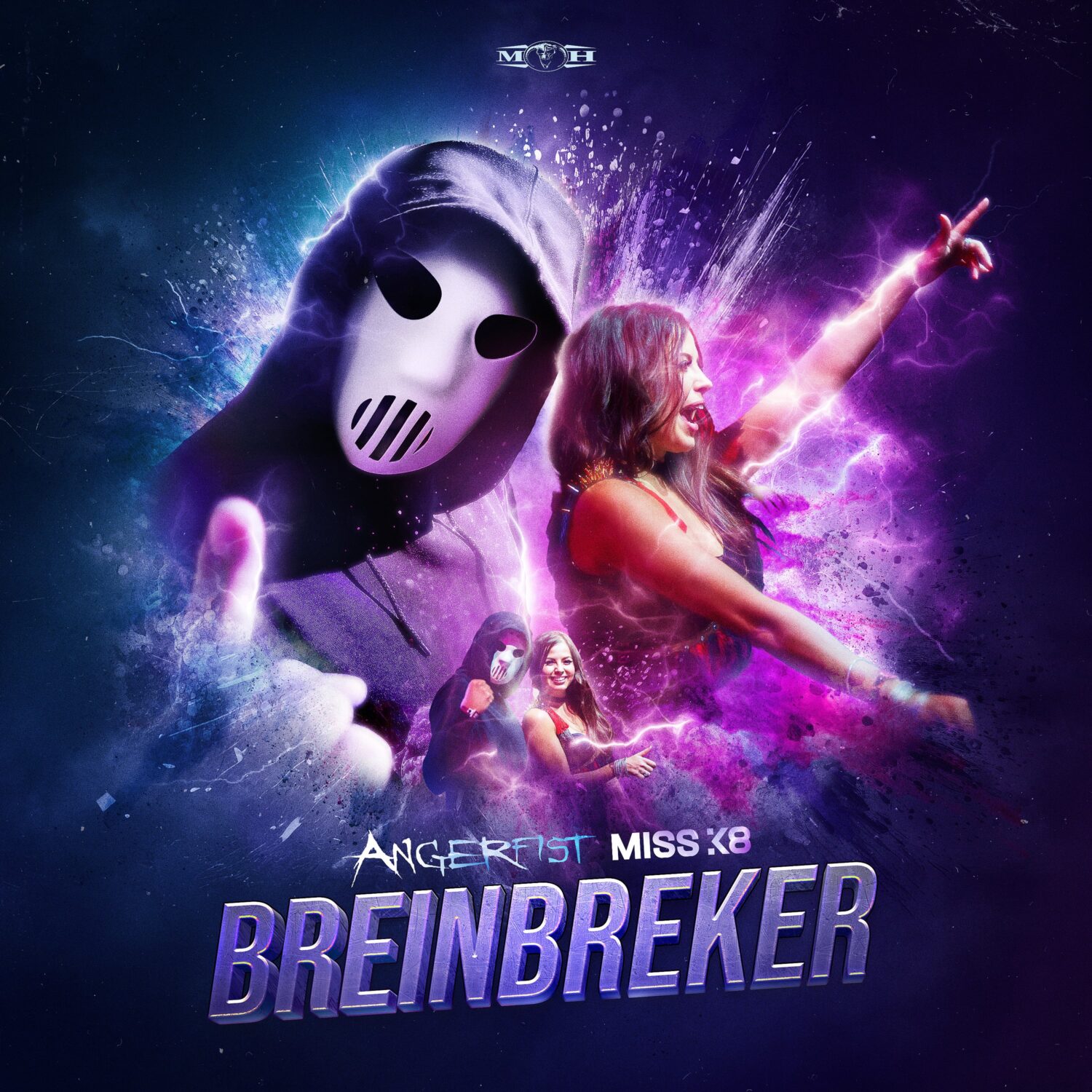 ANGERFIST & MISS K8 - BREINBREKER - Masters of Hardcore