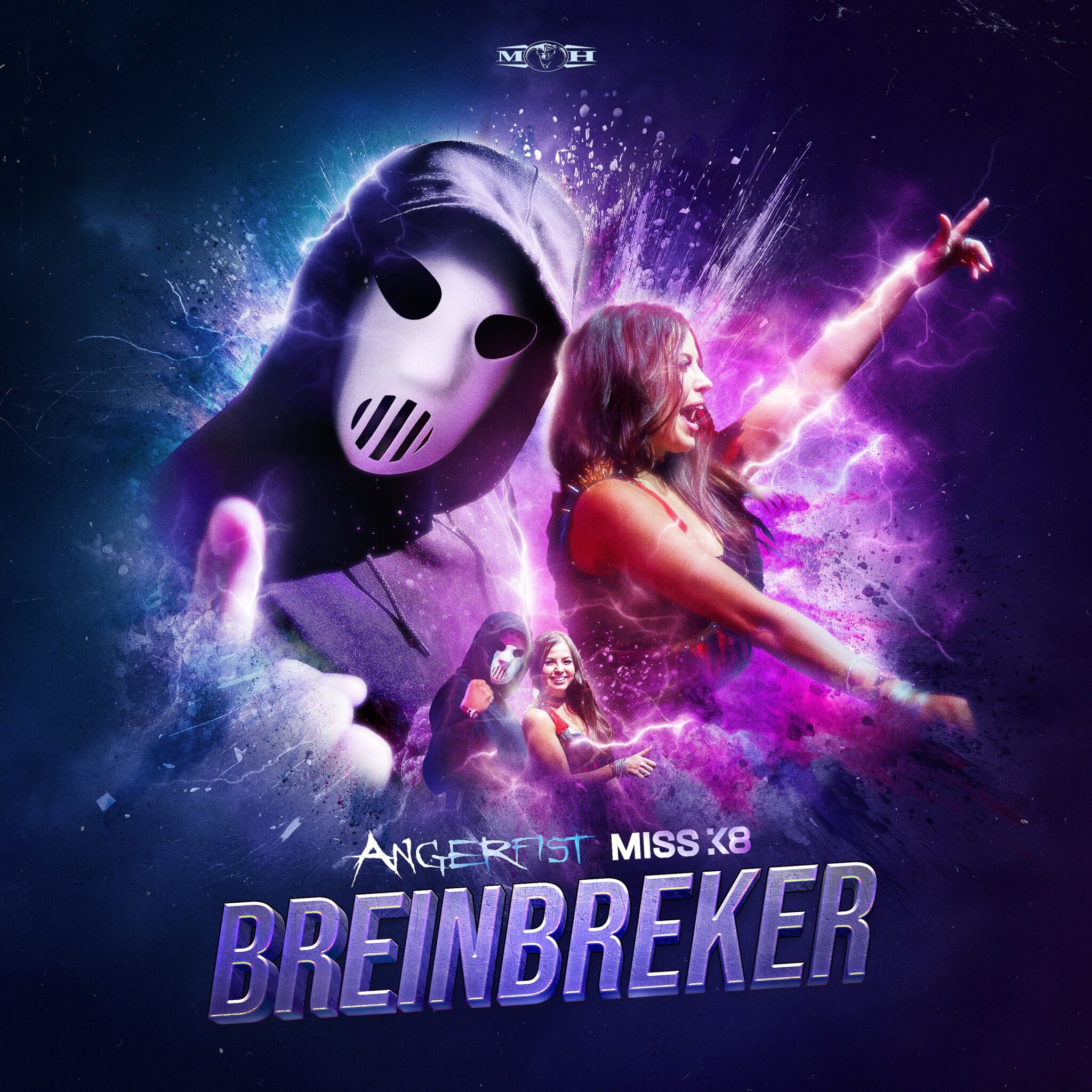 ANGERFIST & MISS K8 - BREINBREKER - Masters of Hardcore